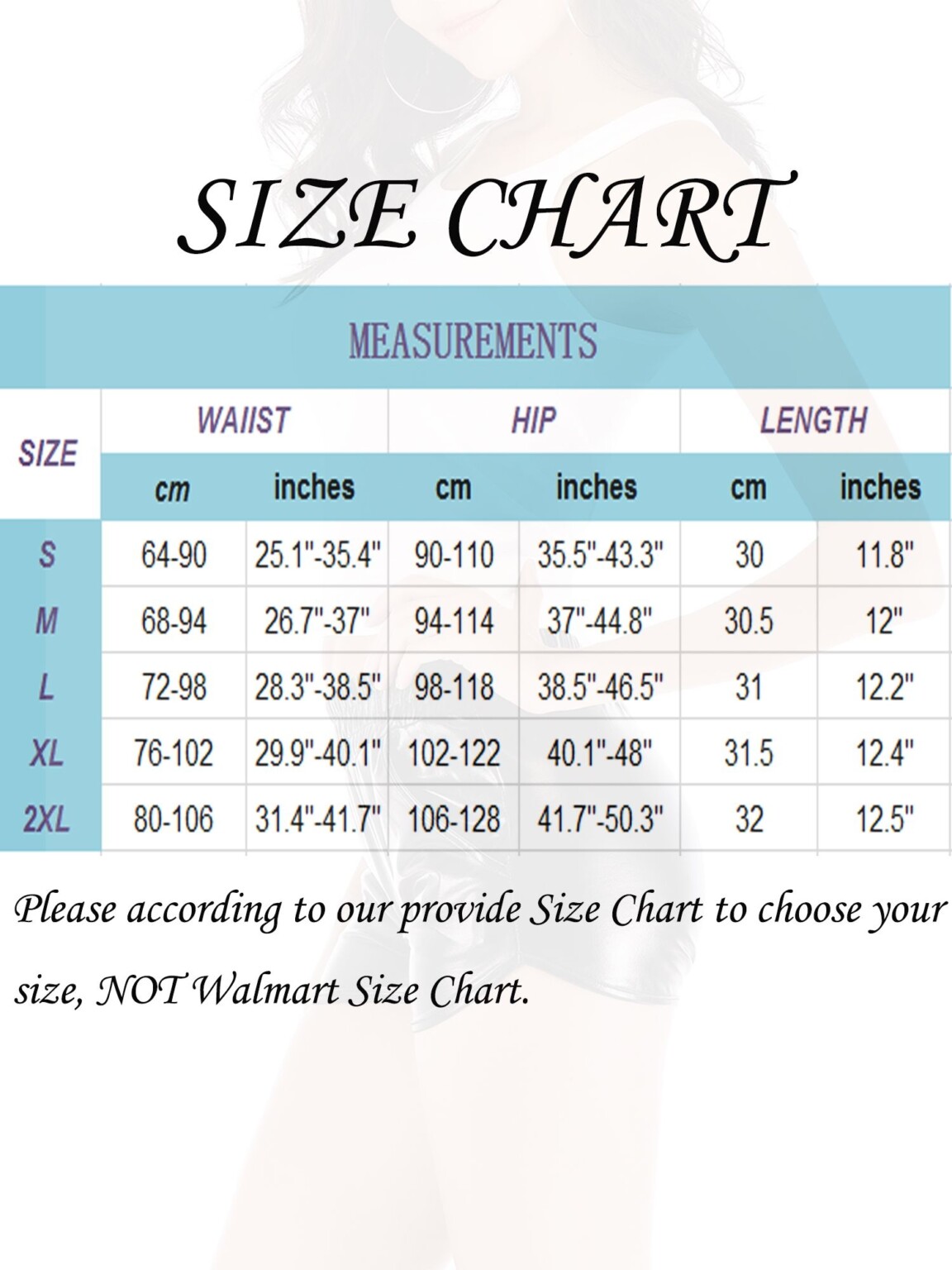 Time And Tru Size Chart - timechartprintables.com